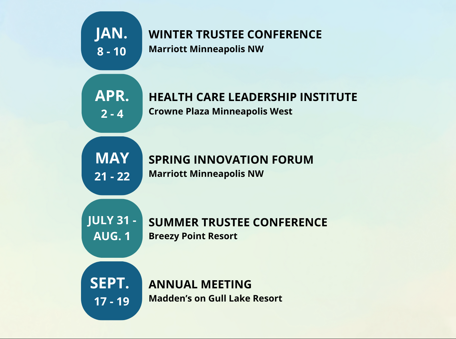 Events + Education – Minnesota Hospital Association